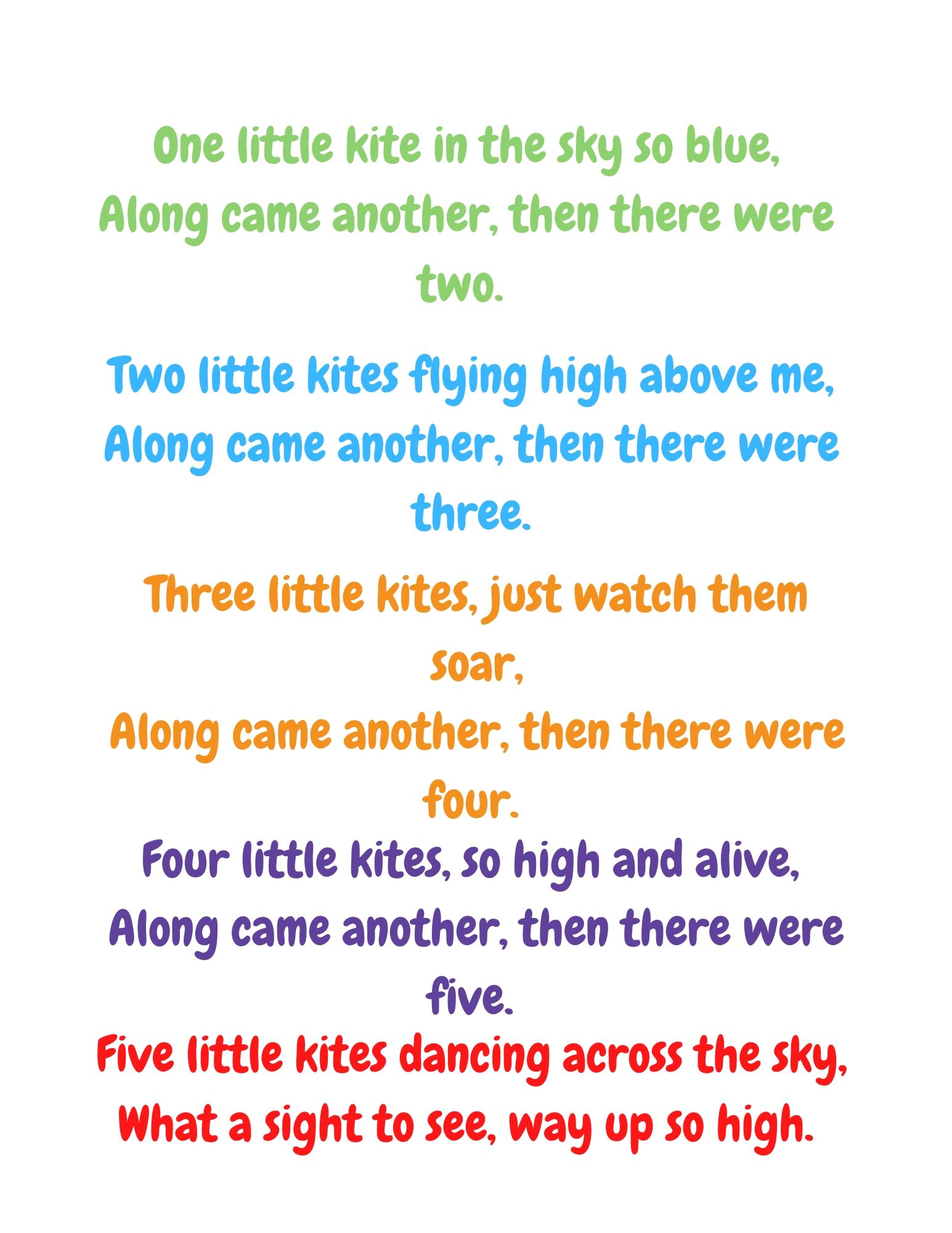 Five Little Kites