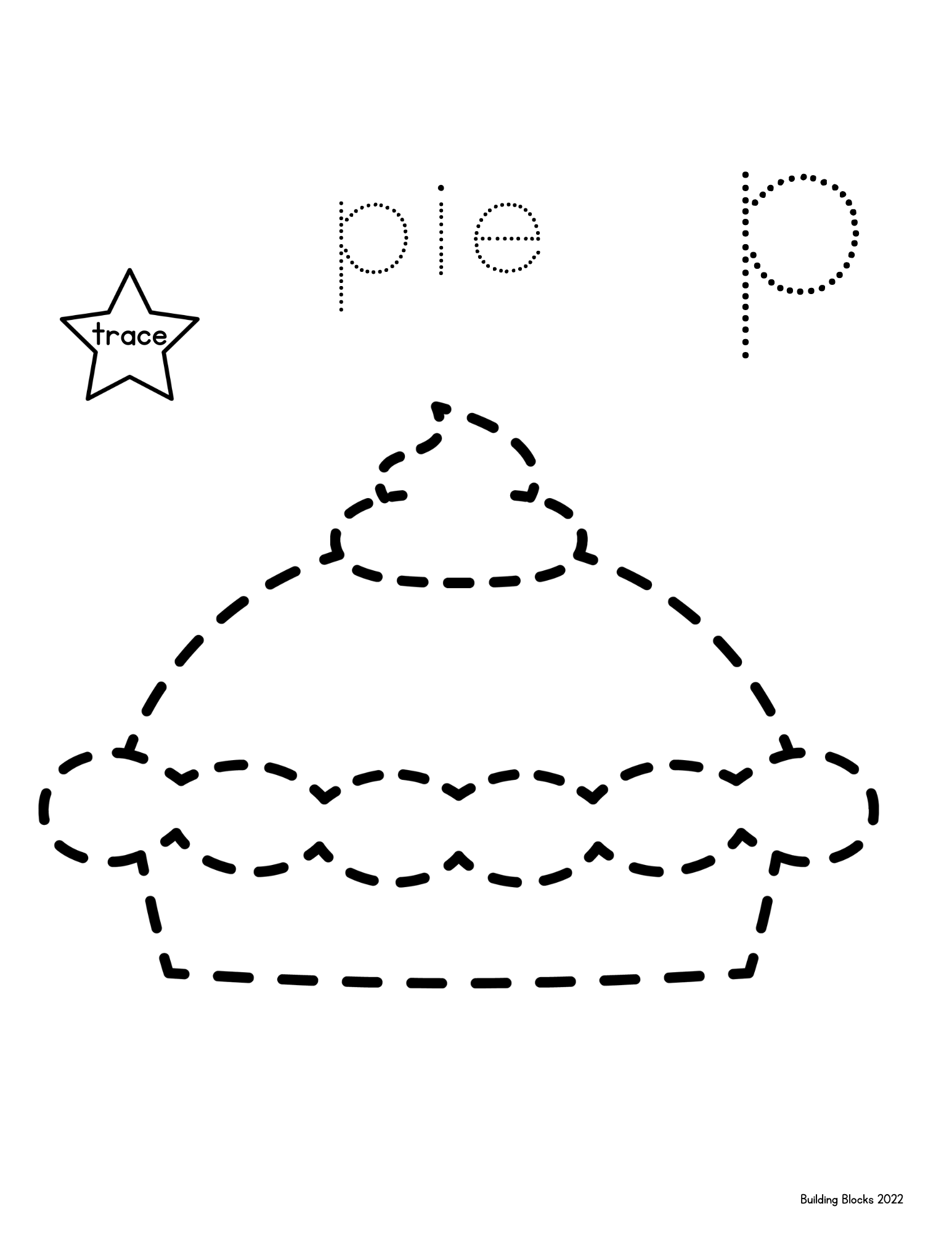 Lowercase “p” Letter Pack