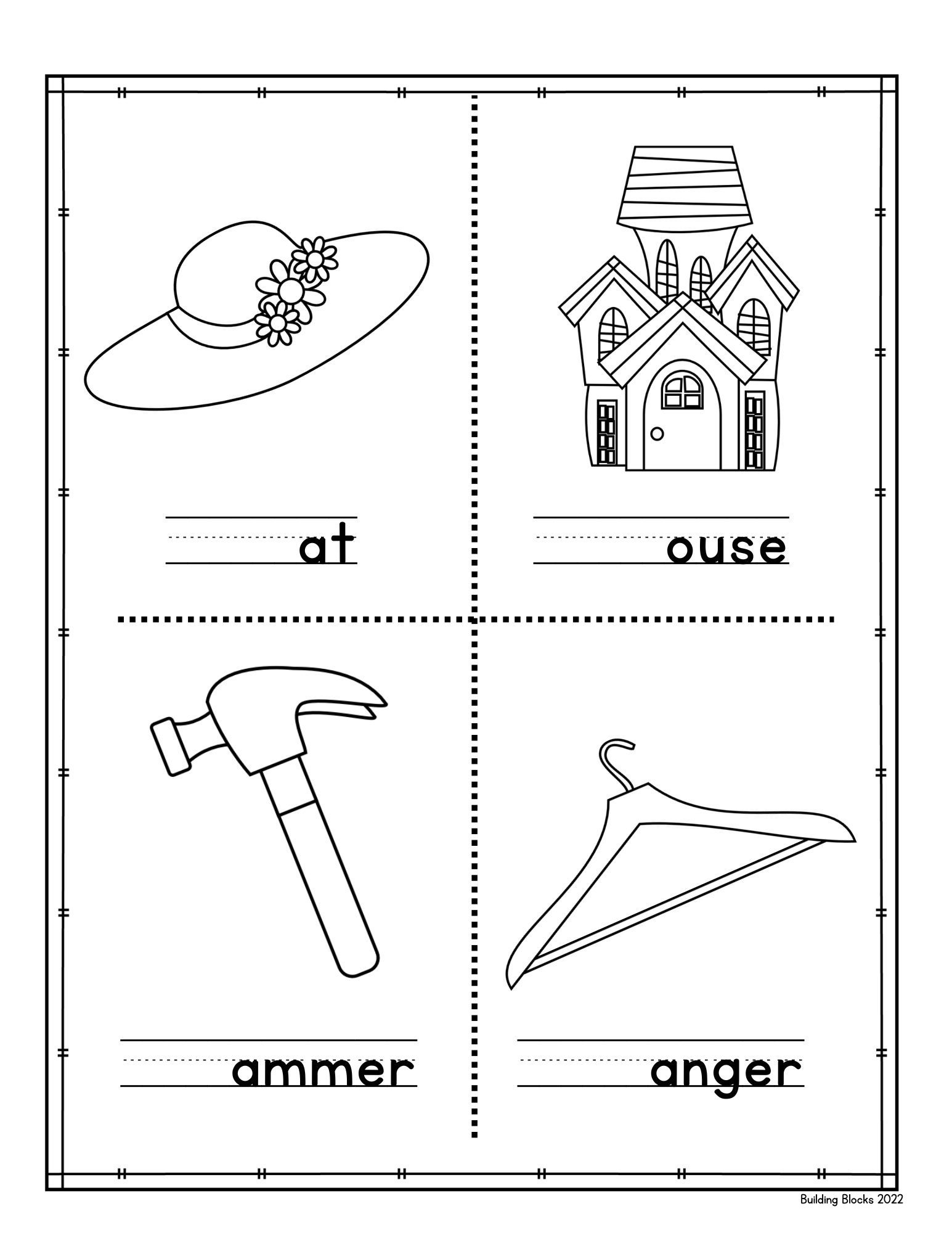 Lowercase “h” Letter Pack