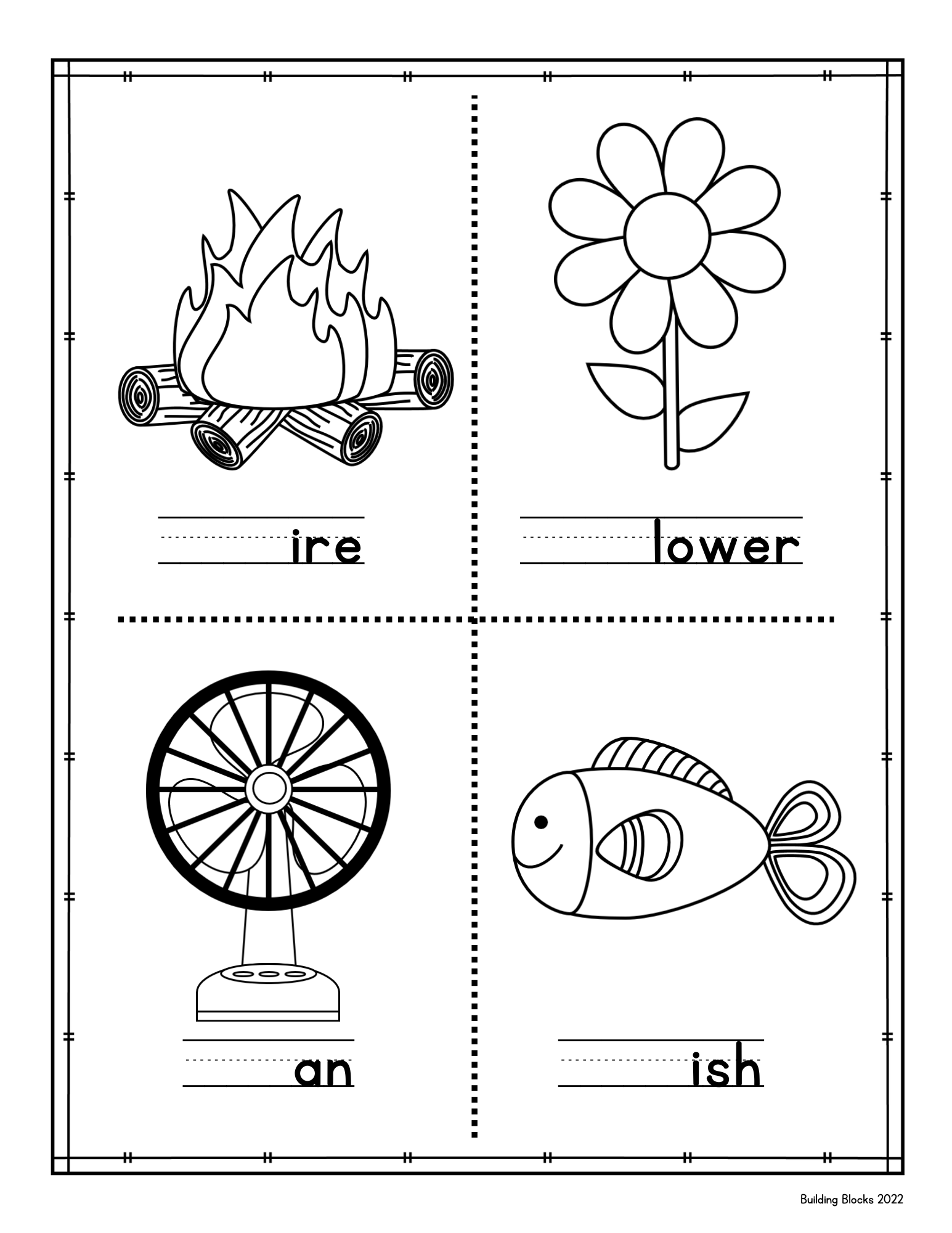 Lowercase Letter “f” Pack